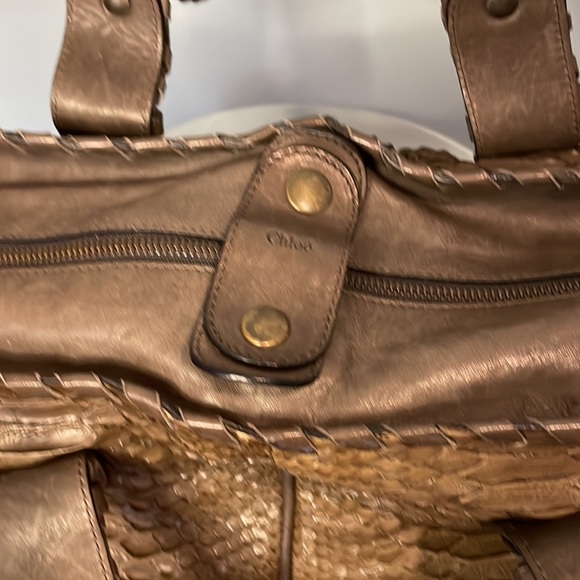 Chloe | Bags | Chloe Python Silverado Bag | Poshmark